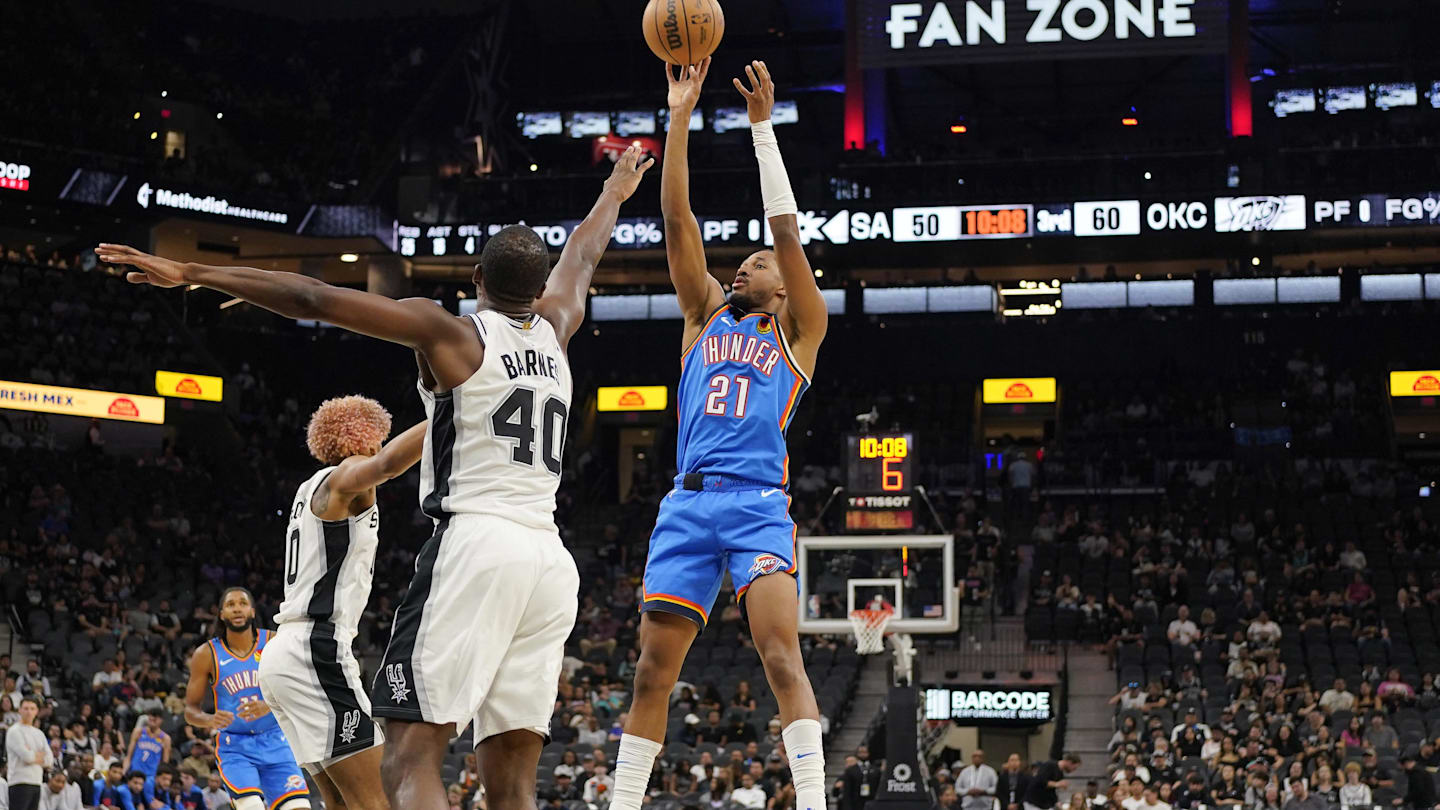 Aaron Wiggins Displays Versatility for Thunder in Preseason