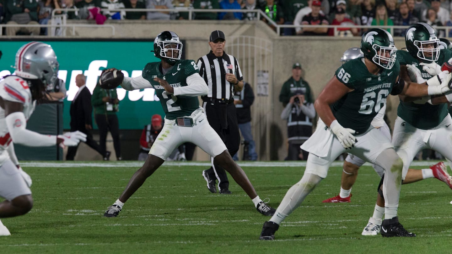 MSU's Chances of Beating Iowa Rest on Aidan Chiles' Ability to Avoid ...
