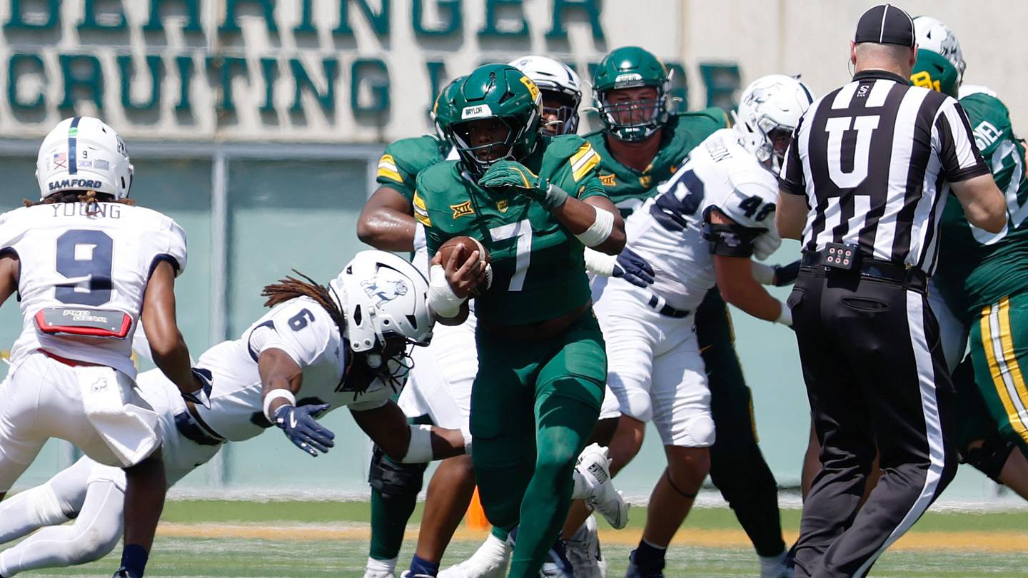 Bearly believable: Top 5 plays in Baylor's win over Samford