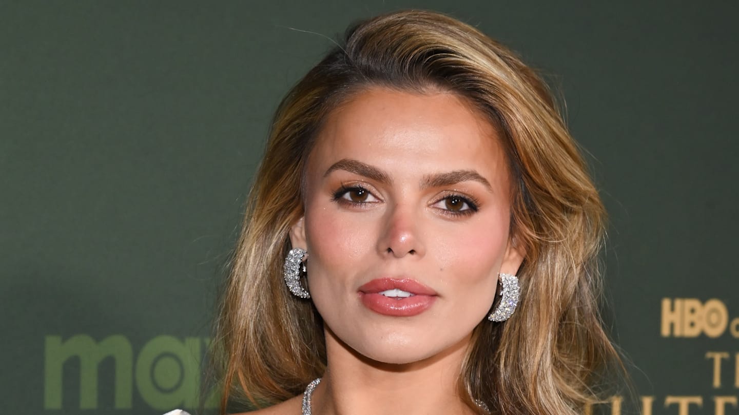 Brooks Nader Is Stunning in Shimmery Black Sheer Corset Dress for 28th ...