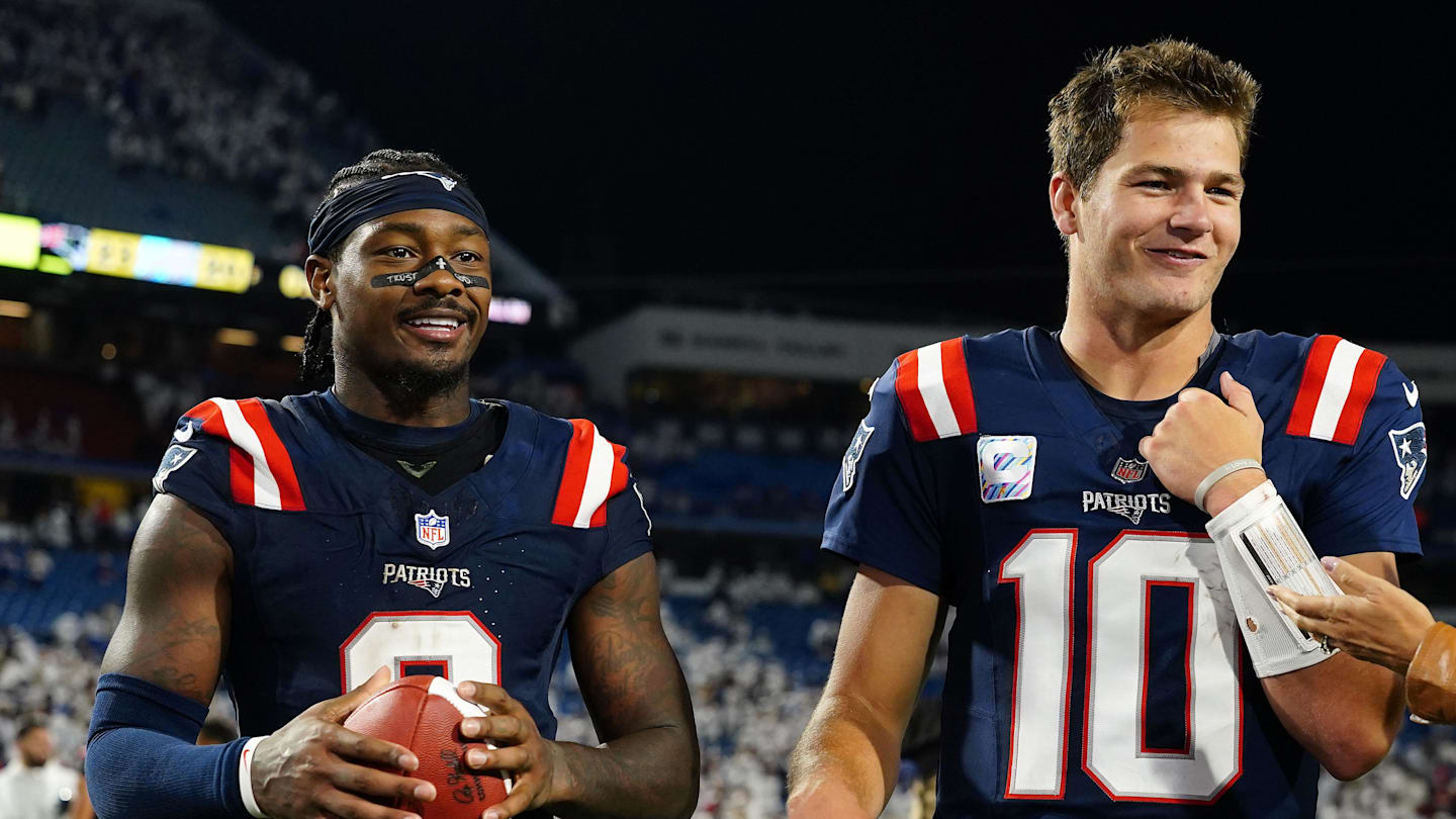 Drake Maye Helps Stefon Diggs Get Revenge in Sparkling Prime-Time Debut