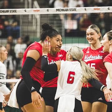 Nebraska Volleyball Retains Top Spot in AVCA Top 25, Garners 57 First ...