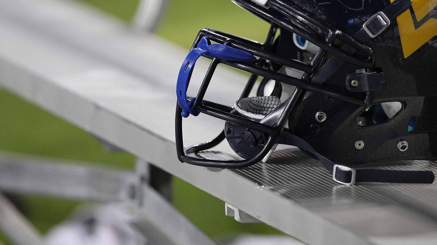 WVU Football’s Glossy Blue Helmets Are Back and It Feels So Right