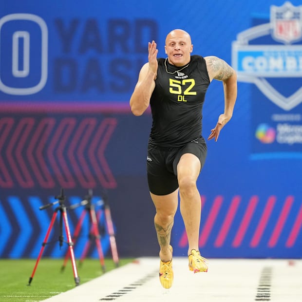 Bills predicted to trade up with Falcons in NFL draft to select 16-sack ...