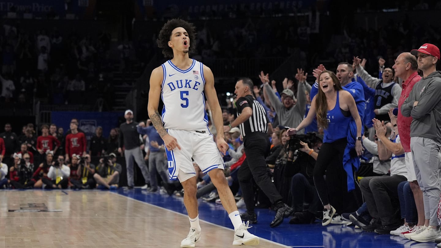 Duke Basketball Champions Leave Locker Room Drenched