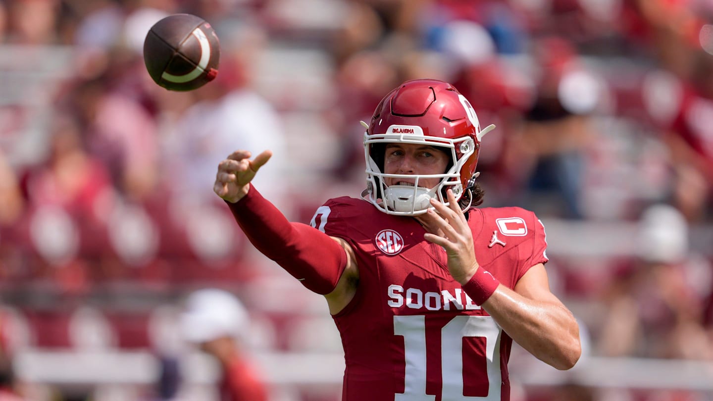 Oklahoma QB John Mateer ‘In Line’ to Play vs. Texas, per Report