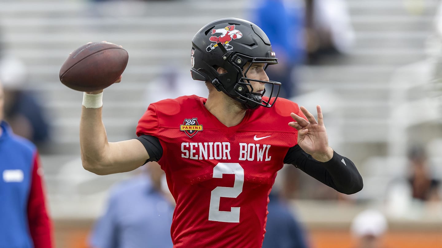 Louisville QB Tyler Shough Voted a Top Performer in Week of Senior Bowl ...
