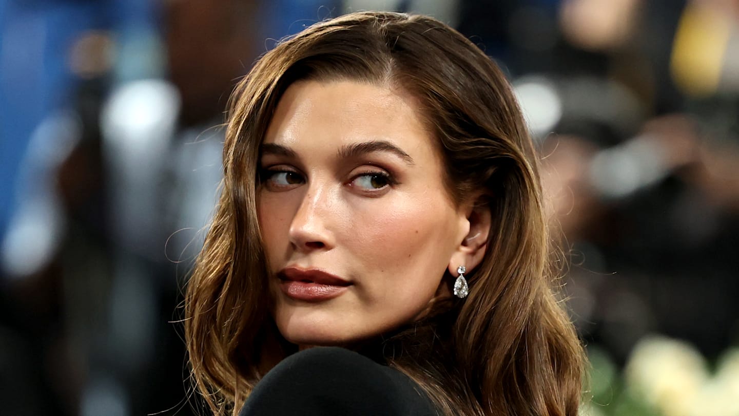 Hailey Bieber Is the Queen of High-Low Dressing With Luxe Leather Jacket