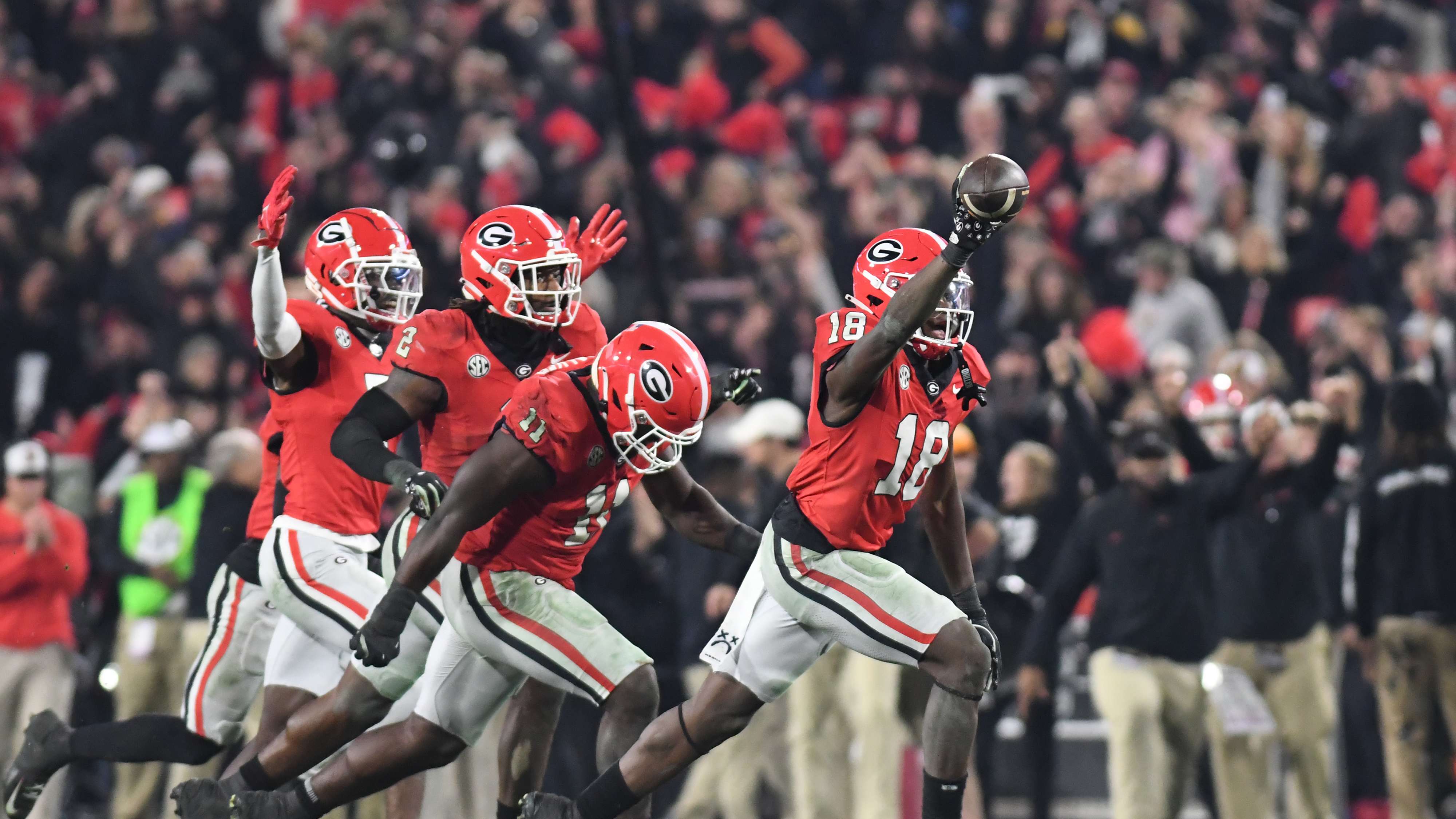 Georgia football clinches SEC Championship game appearance after wild ...