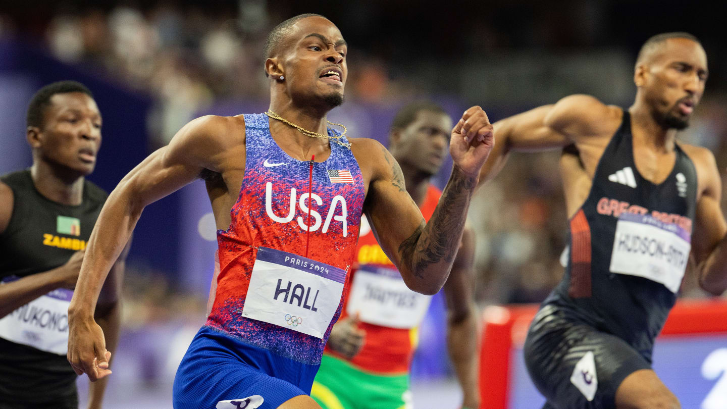 Quincy Hall Digs Deep in Come-From-Behind Win for 400-Meter Gold Medal ...