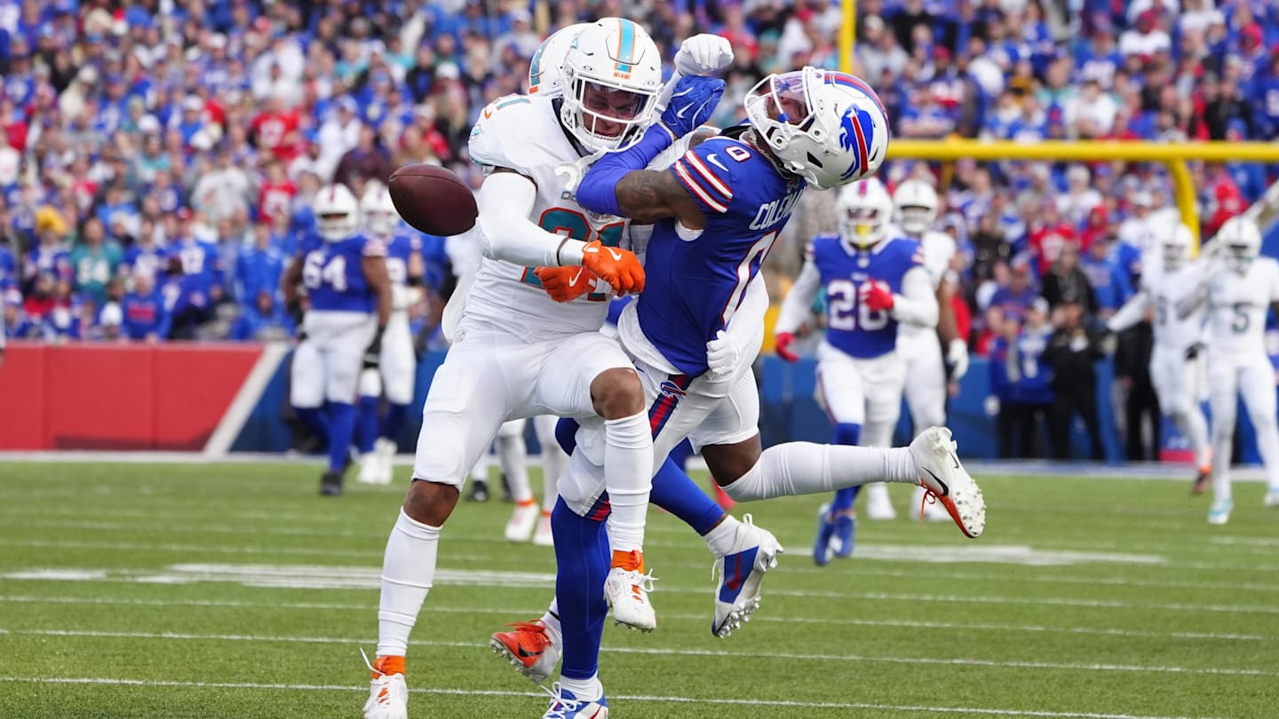 Dolphins S Jordan Poyer fined for Week 9 hit that injured Bills WR Keon ...