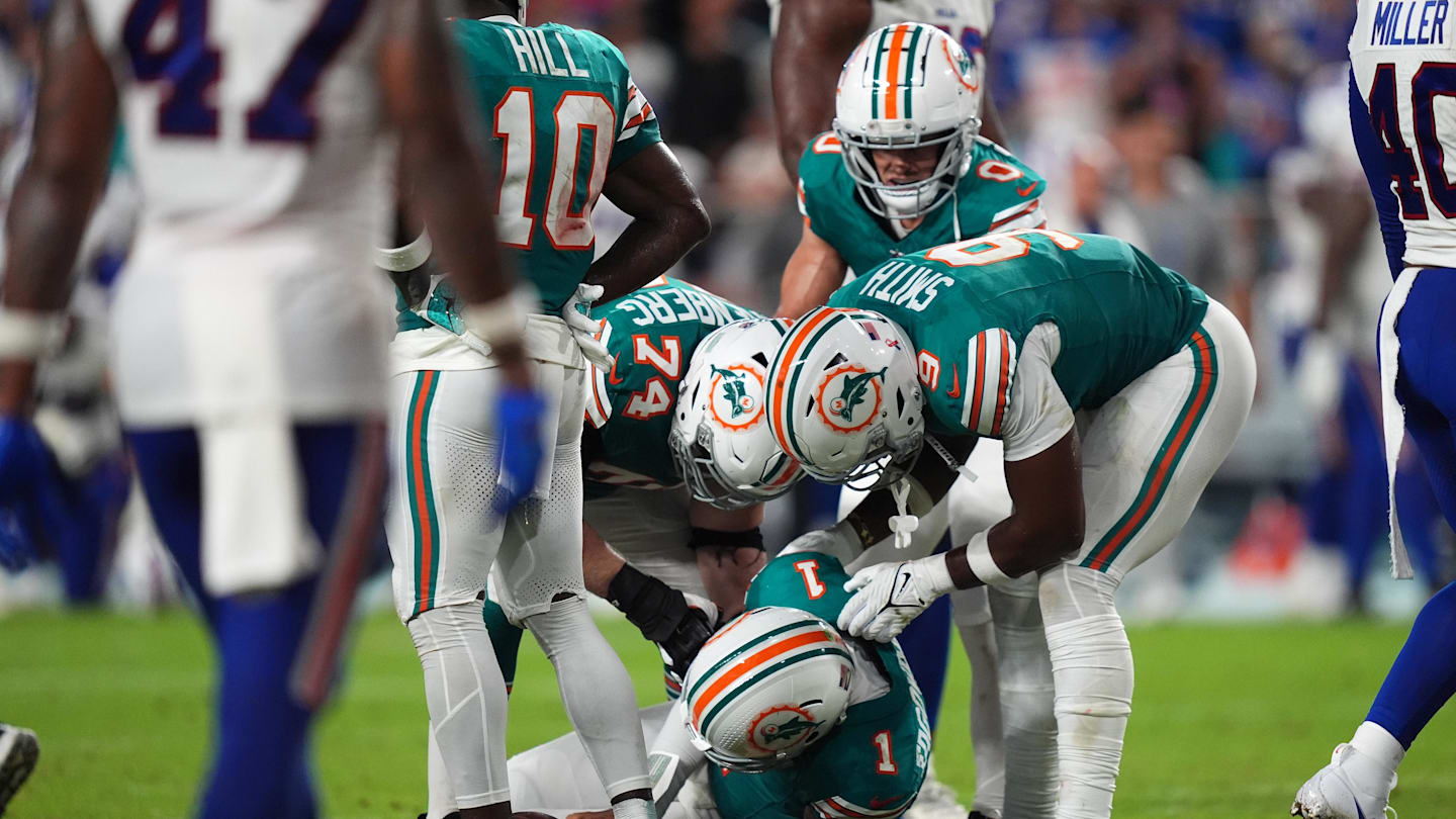 Miami Dolphins QB Tua Tagovailoa Injury Postgame Reaction