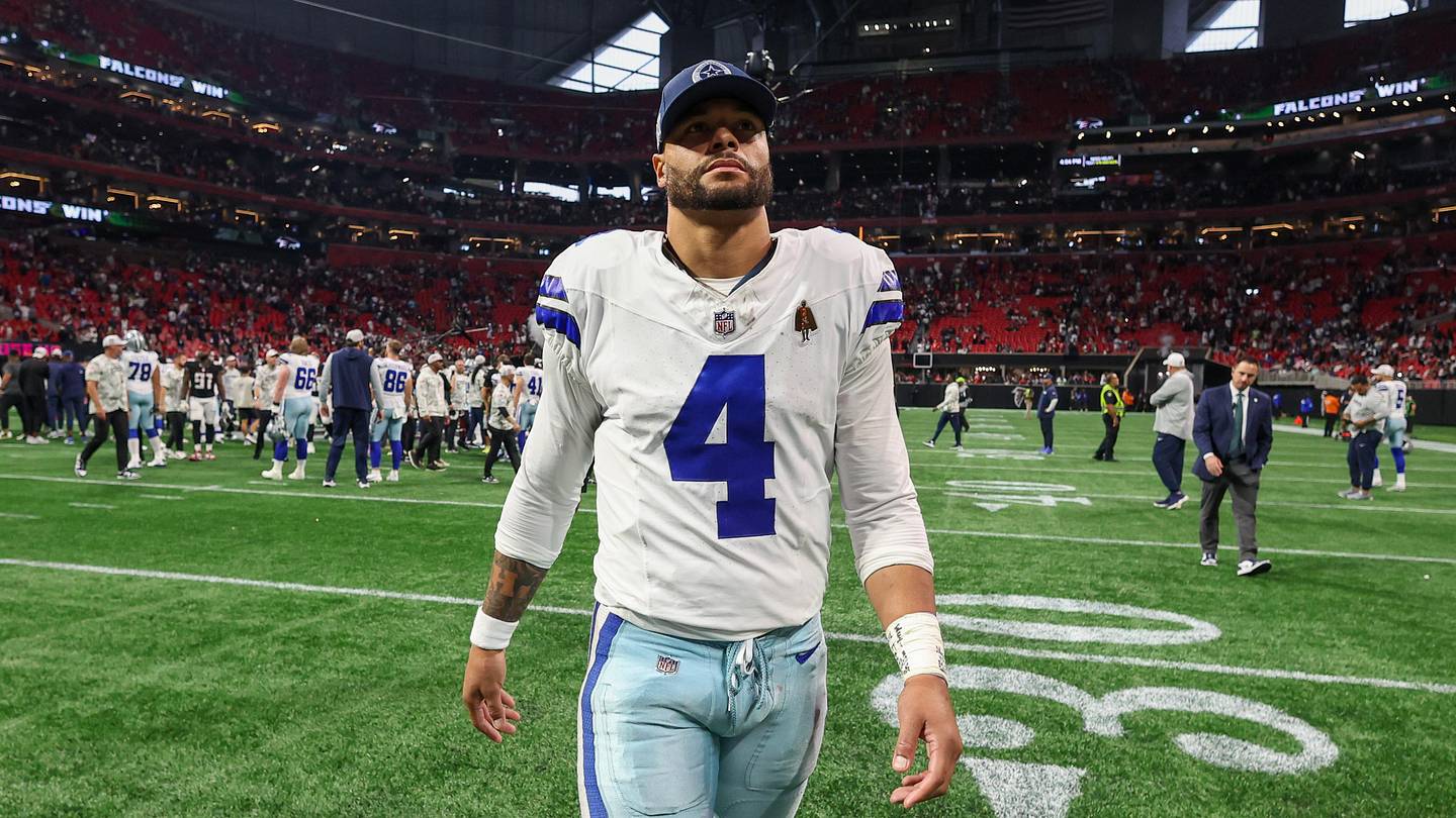 Dak Prescott Wore the Perfect Hat to Tyron Smith’s Cowboys Retirement