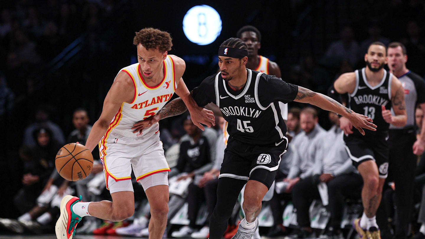 Dyson Daniels Accomplishes Rare NBA Feat In Atlanta's Loss to Brooklyn