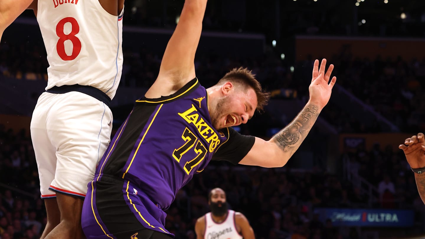 Luka Doncic Makes Honest Statement After Injury Scare In Clippers-Lakers Game