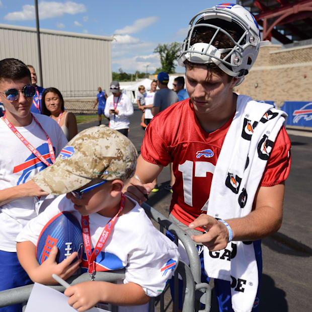 Josh Allen to wear special fan-designed hat before Bills vs. Ravens ...