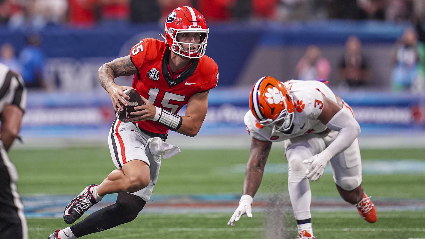 The path to the 12-team College Football Playoff Week 1: Georgia sets ...