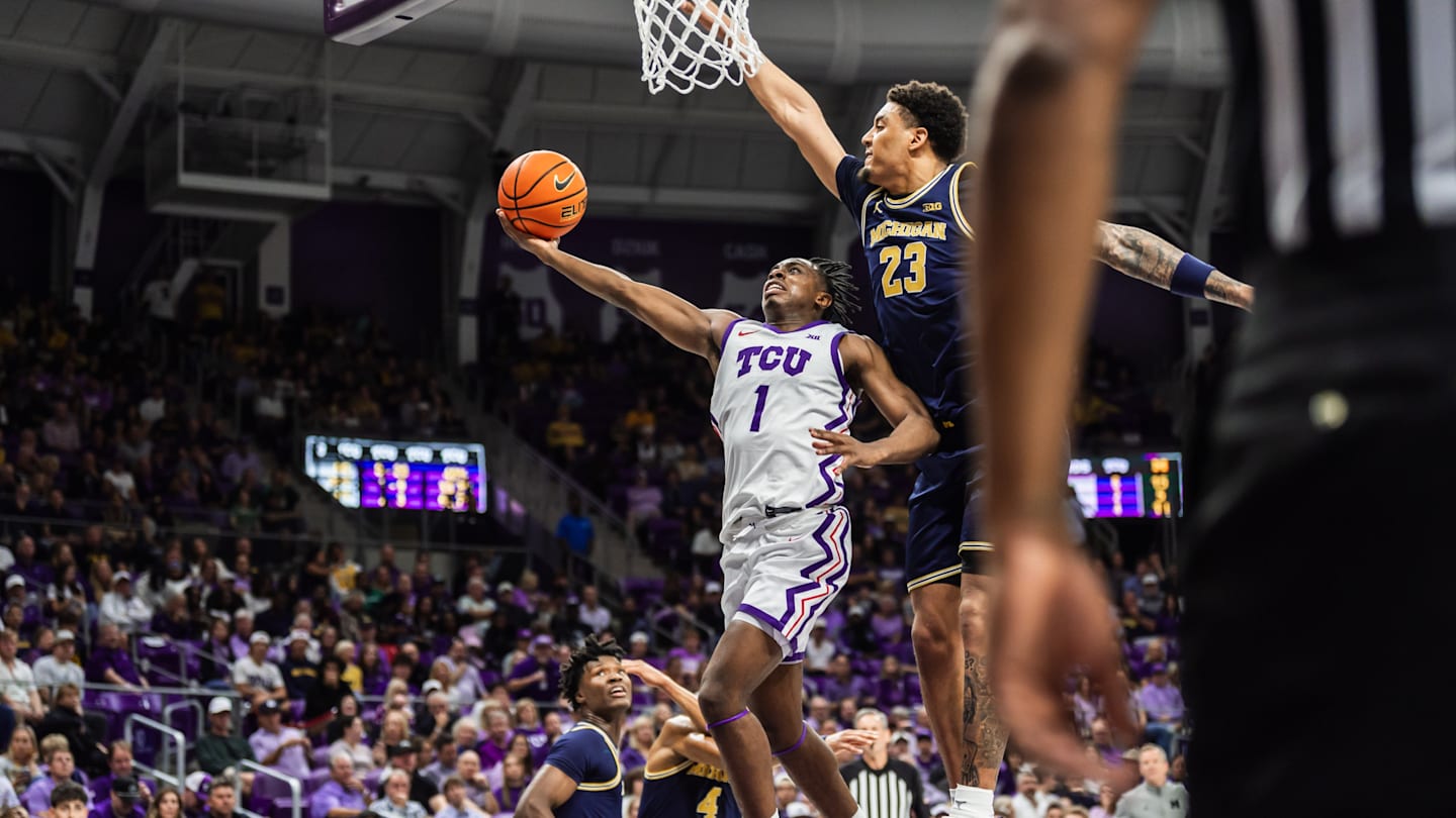 TCU Basketball Drops Heartbreaker to No. 6 Michigan