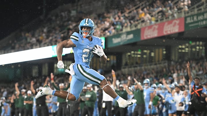 Green Wave Star Running Back Focused on Team Effort Following Career Game