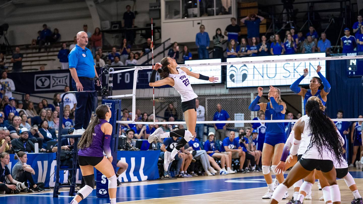 TCU Volleyball: Resilient Frogs Take Down No. 23 BYU