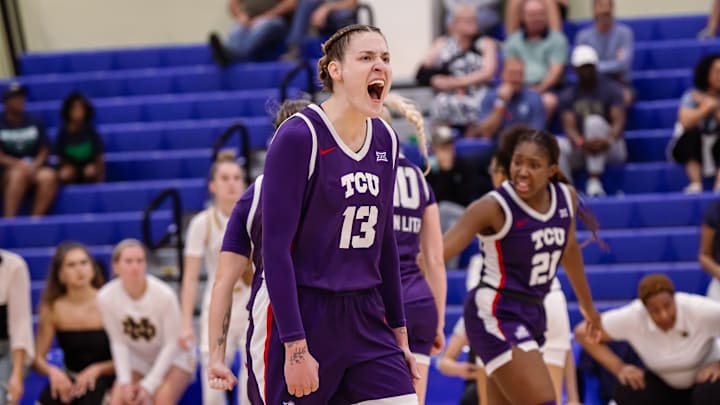 TCU Women's Basketball Stuns No.3 Notre Dame 76-68