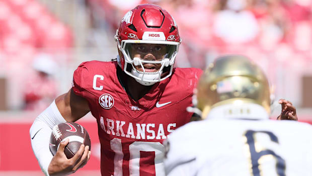 Ball defends Pittman, says Arkansas coach 'loves his job' after ...