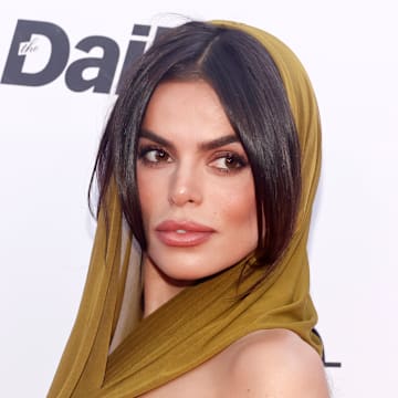 Brooks Nader Served Flower Power Vibes in This Textured Floral String Set