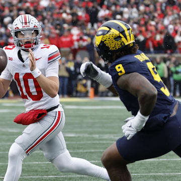 Julian Sayin still not satisfied after leading Buckeyes past Michigan
