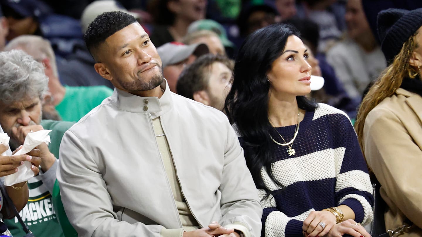 Who is Notre Dame head coach Marcus Freeman's wife Joanna?