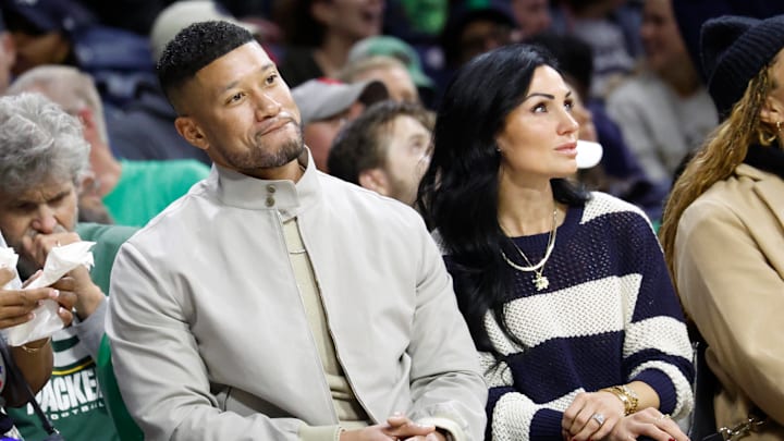 Who is Notre Dame head coach Marcus Freeman's wife Joanna?