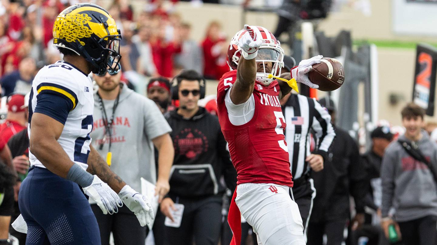 Indiana Stays Put At No. 5 In College Football Rankings
