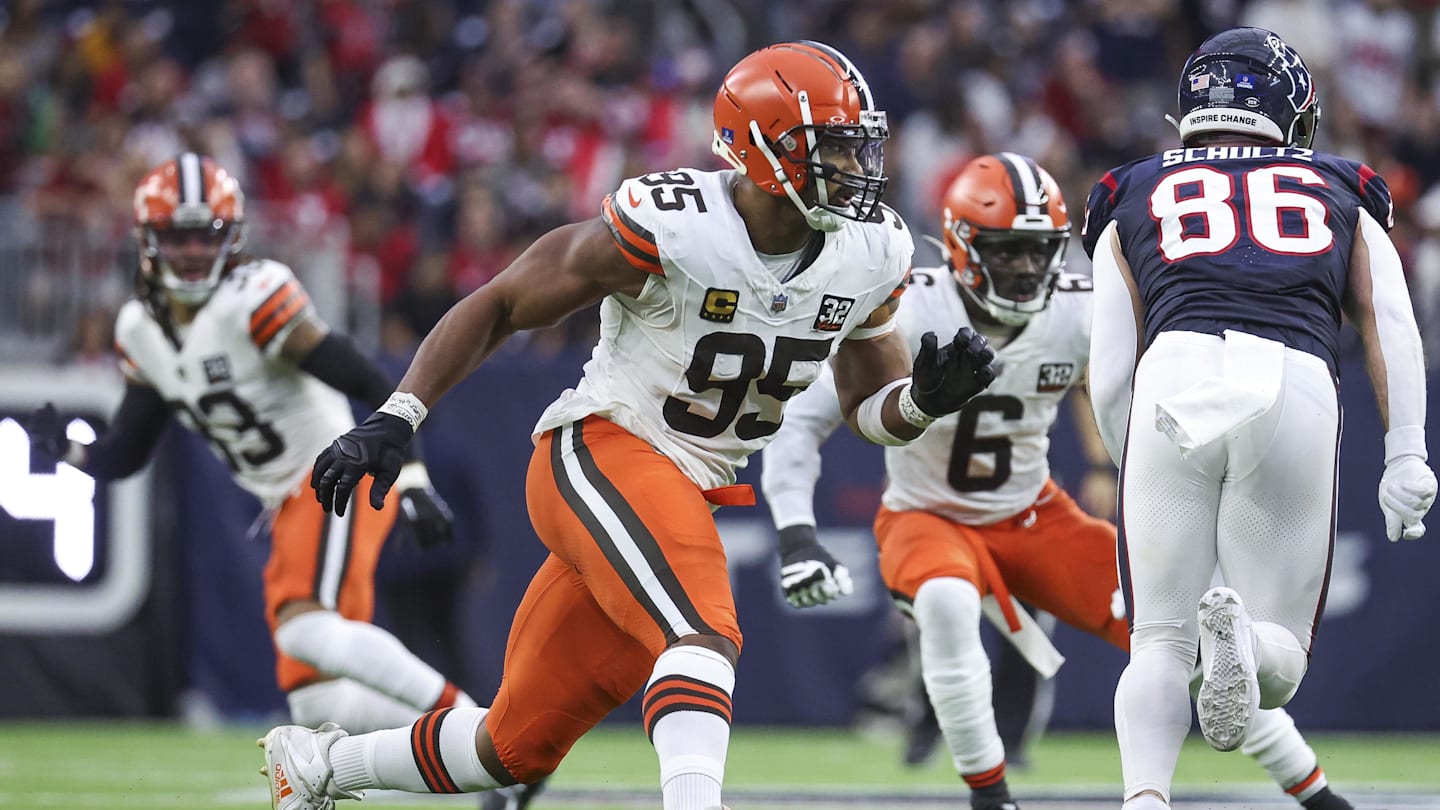 Watch: Myles Garrett Teaches Pass-Rushing Techniques In Another Country
