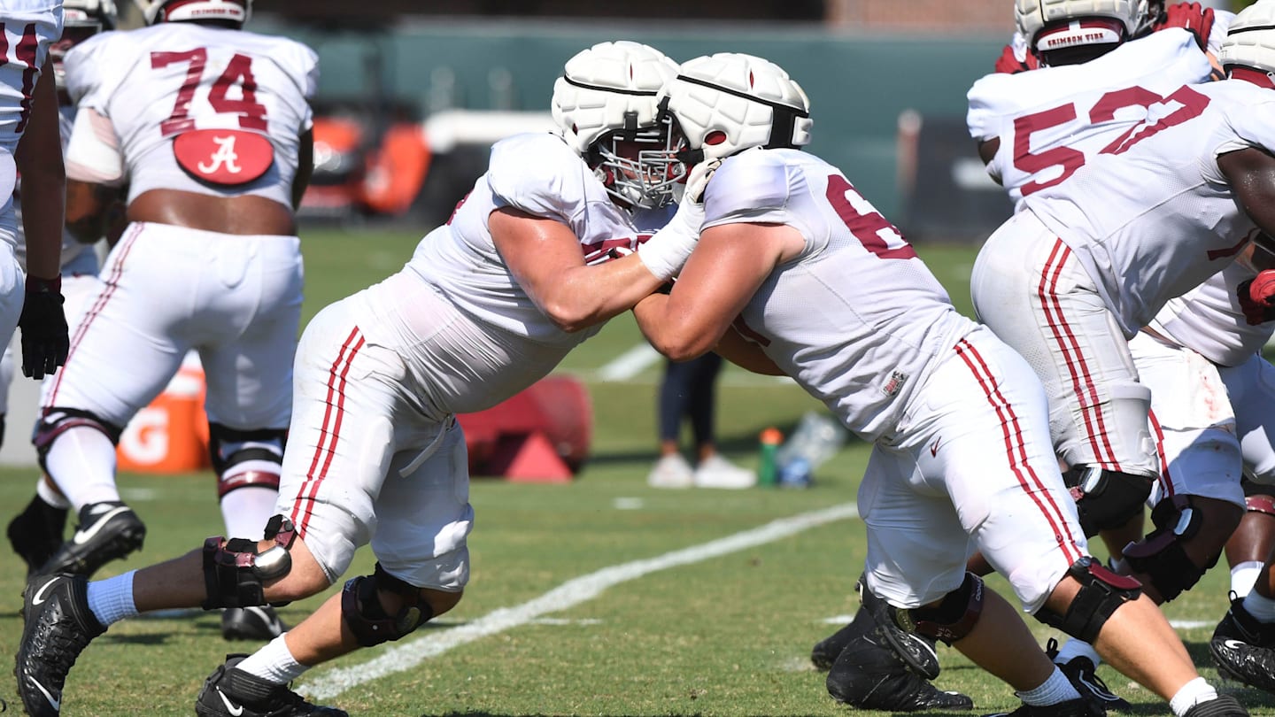 Where the Alabama Right Tackle Competition Stands Through Two Weeks of Camp
