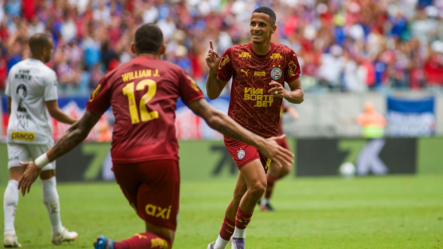 A provável escalação do Bahia contra o Fluminense pela Copa do Brasil