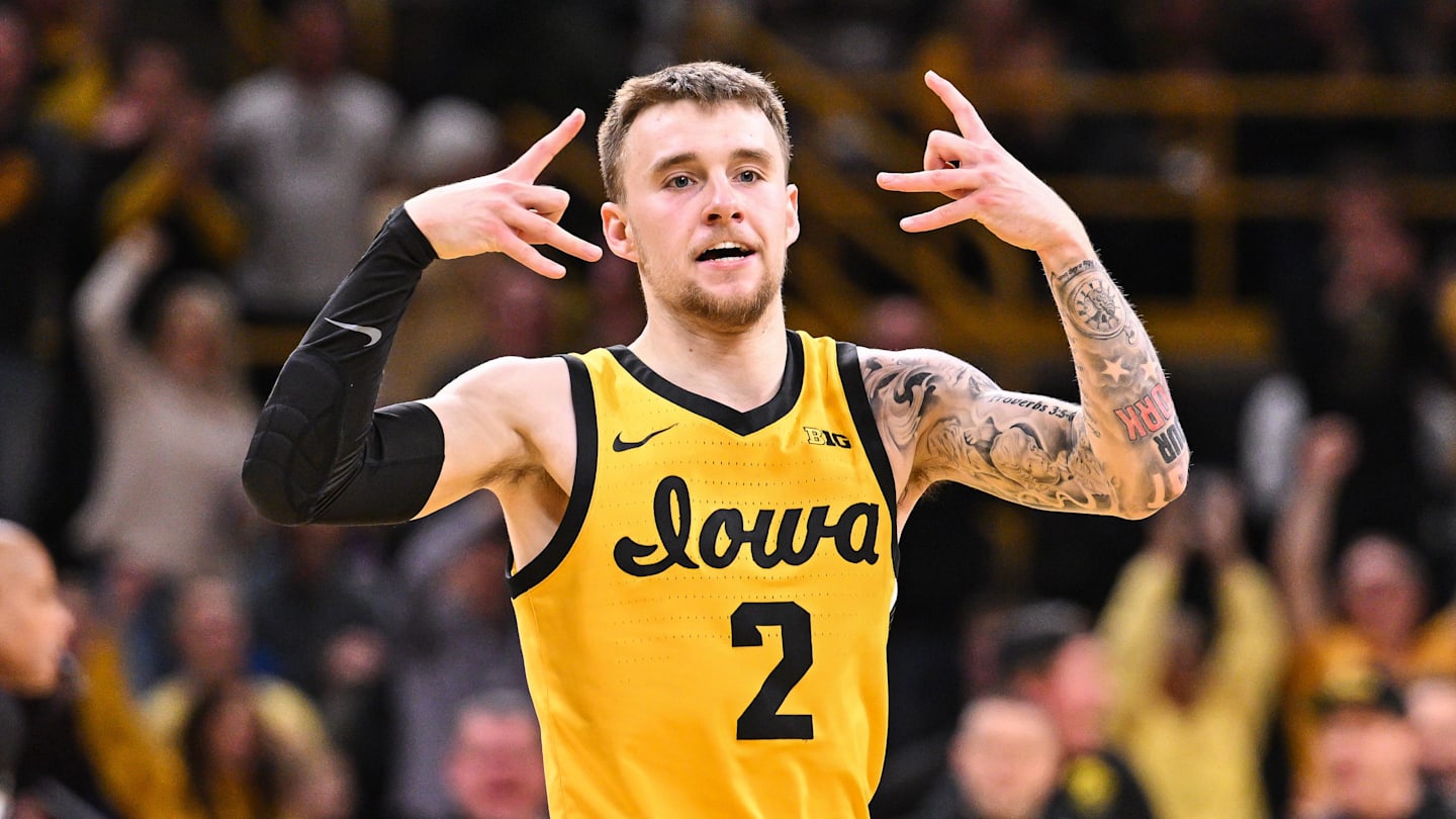 Iowa Transfer Brock Harding Names Louisville Men's Basketball to Top ...