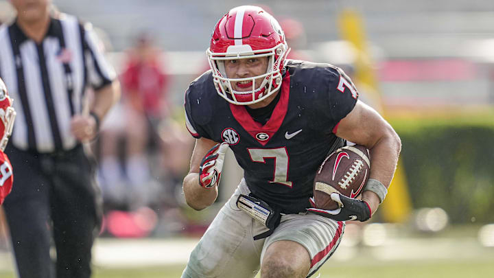 Georgia vs. Auburn score prediction by expert football model