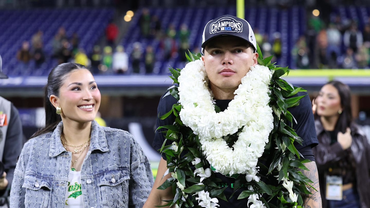 Oregon Ducks’ Dillon Gabriel Reacts After Winning Big Ten: ‘Childhood ...