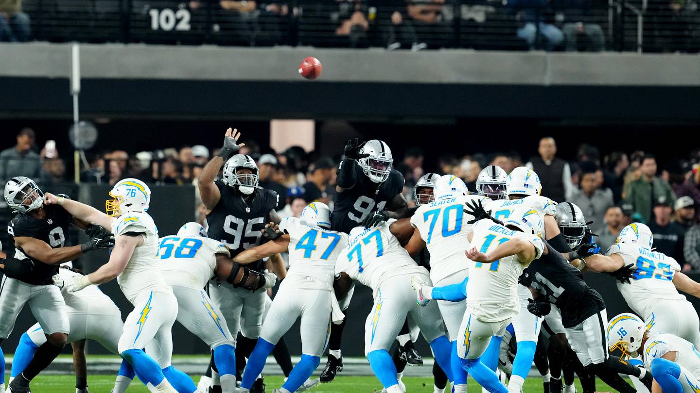 The Las Vegas Raiders' three most important games of the season