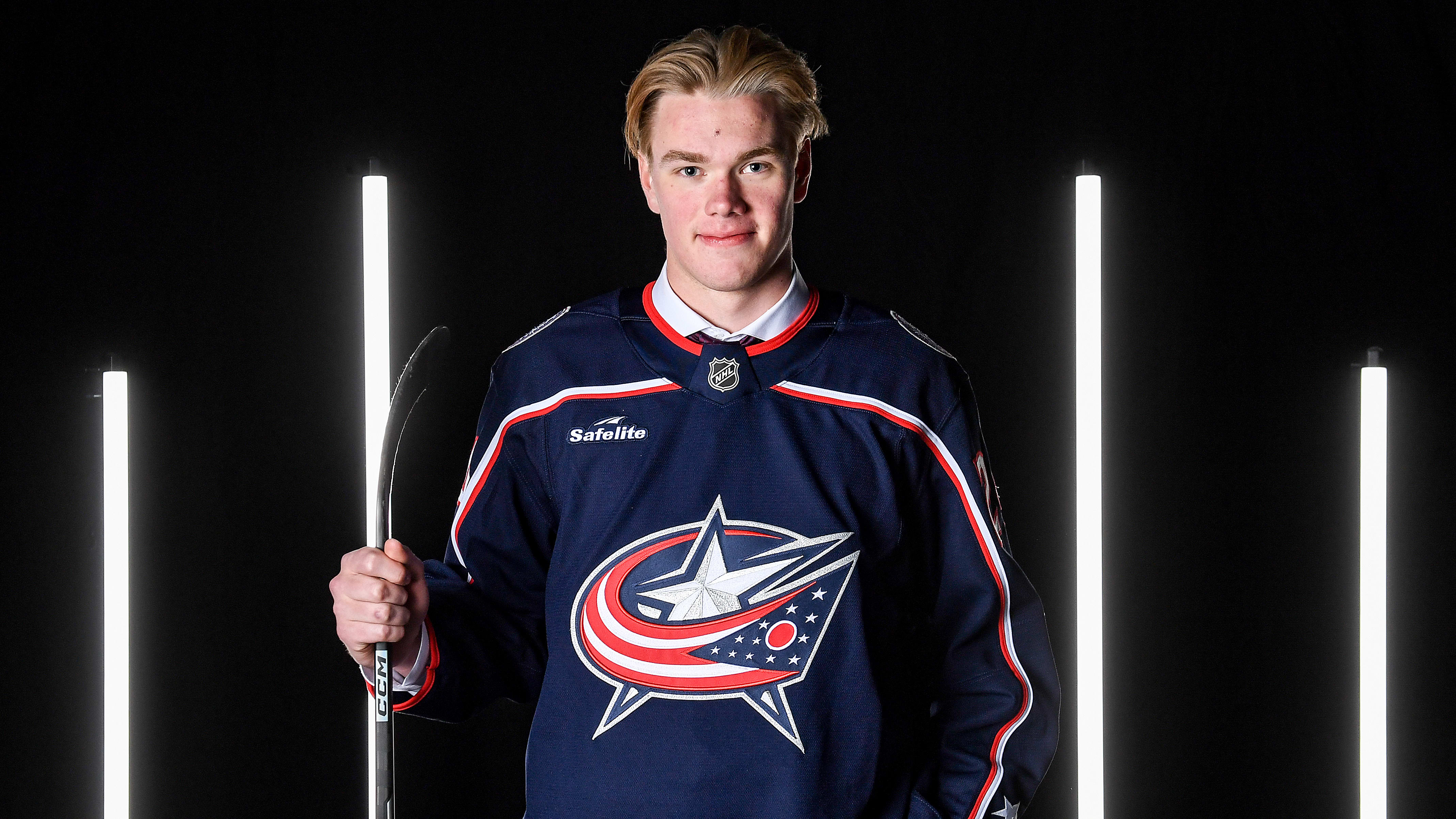 Columbus Blue Jackets 2024 draft pick Luke Ashton was the biggest ...