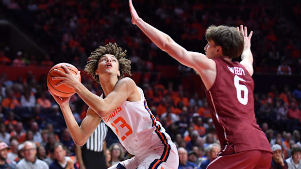 Illinois' Brad Underwood Describes What Makes Keaton Wagler So Effective