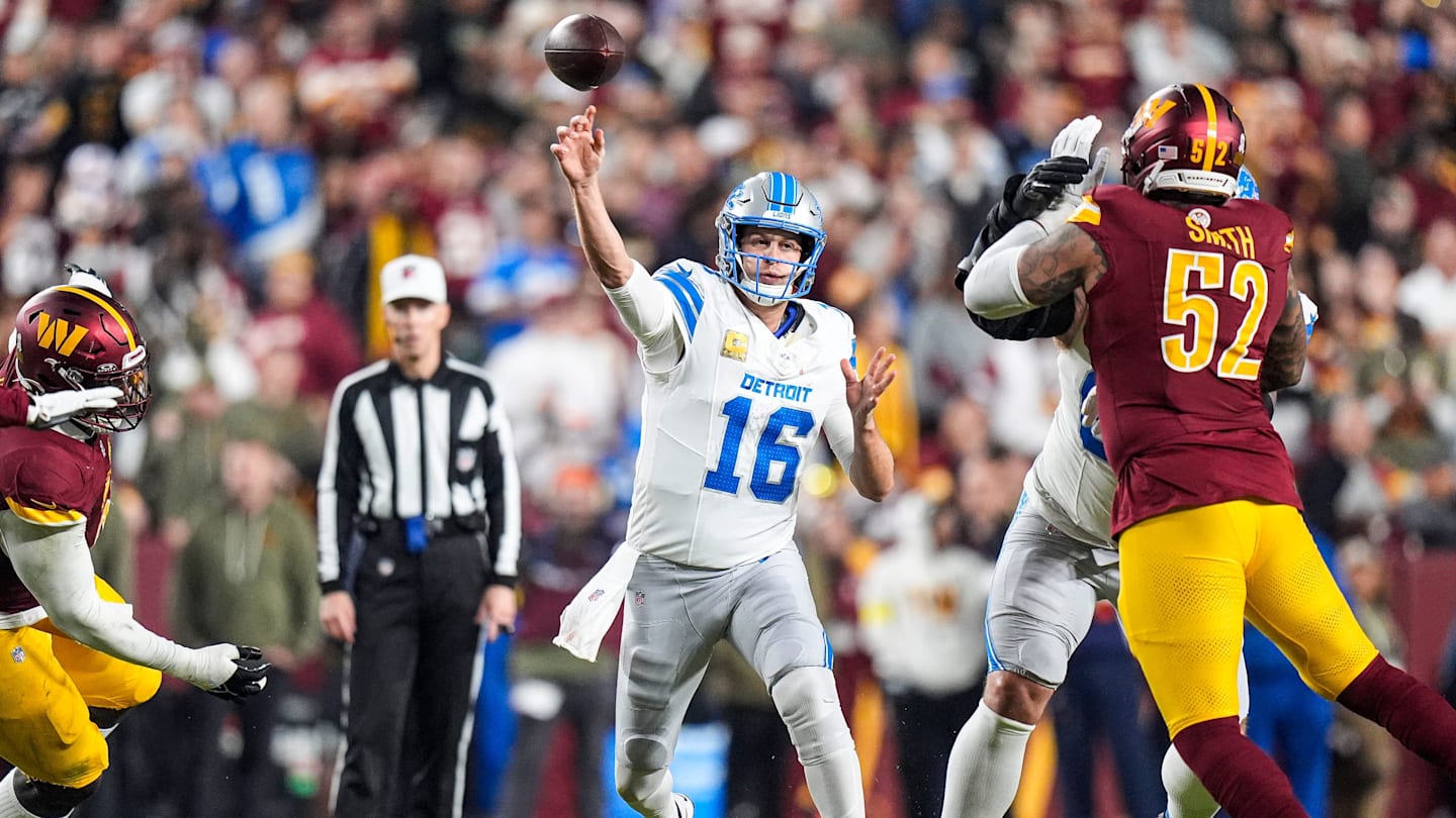 Jared Goff Calls Out ESPN Analyst Over Lions-Commanders Fireworks