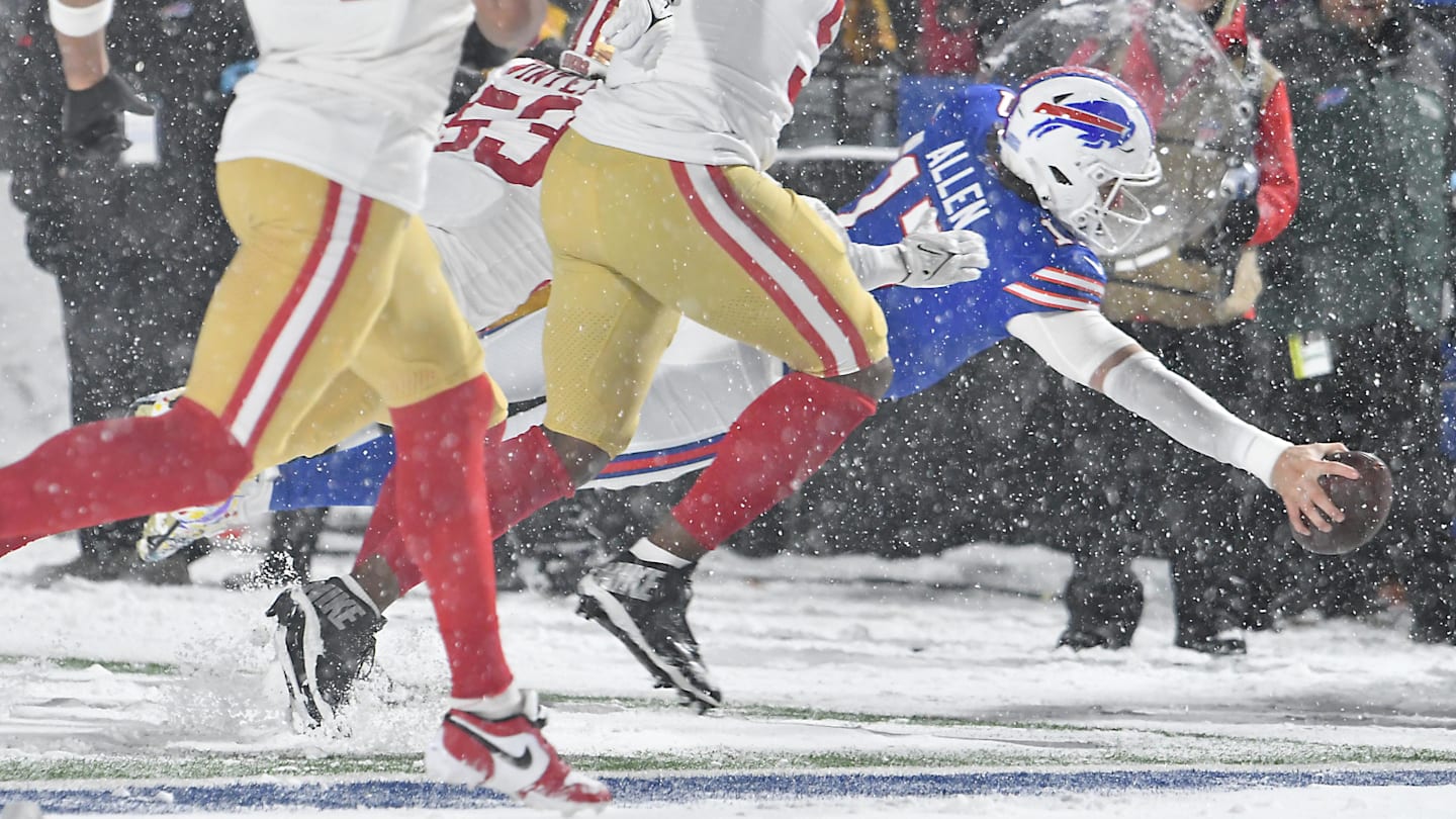 A Mic’d-Up Josh Allen Has an Awesome Reaction to His Lateral Touchdown