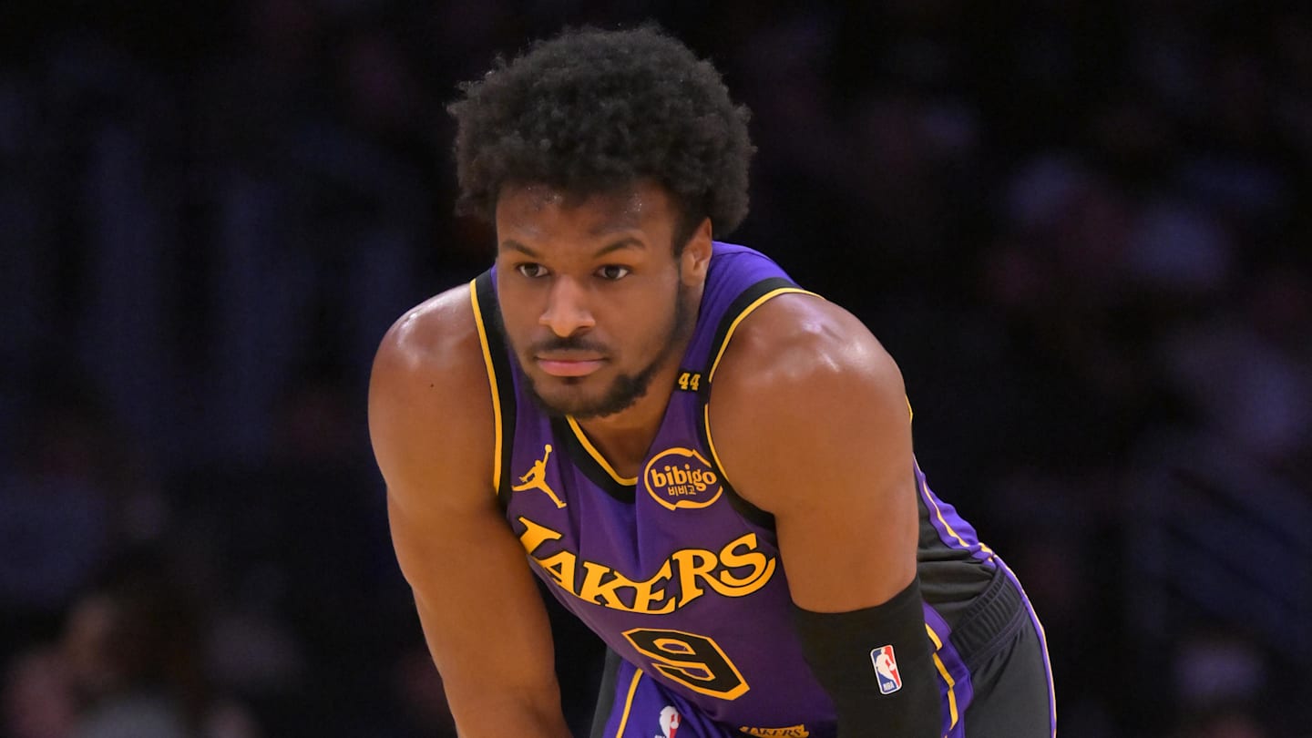 Bronny James Struggles in First Meaningful Lakers Playing Time vs. 76ers