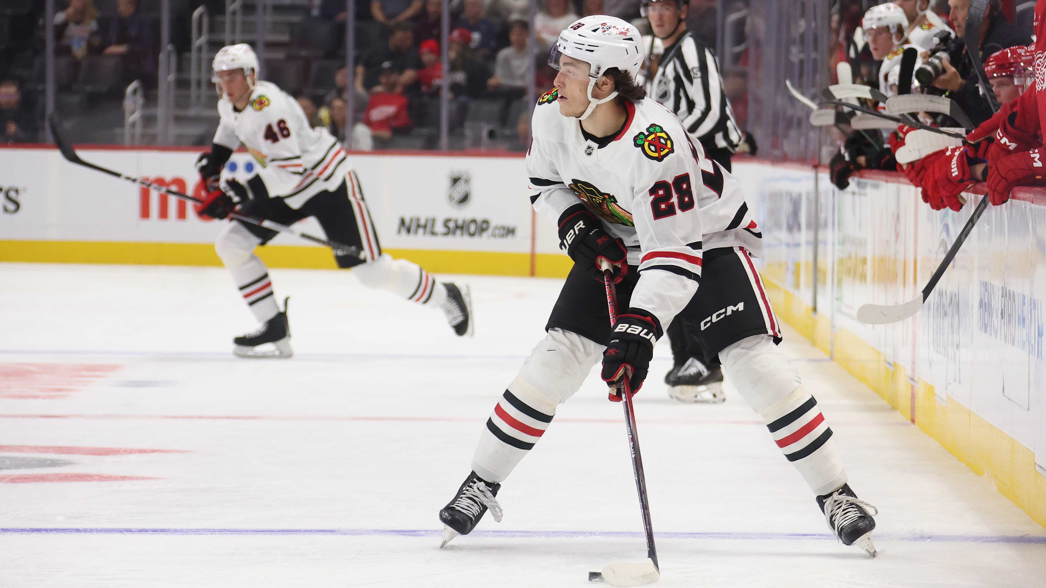 The Chicago Blackhawks have called up Colton Dach