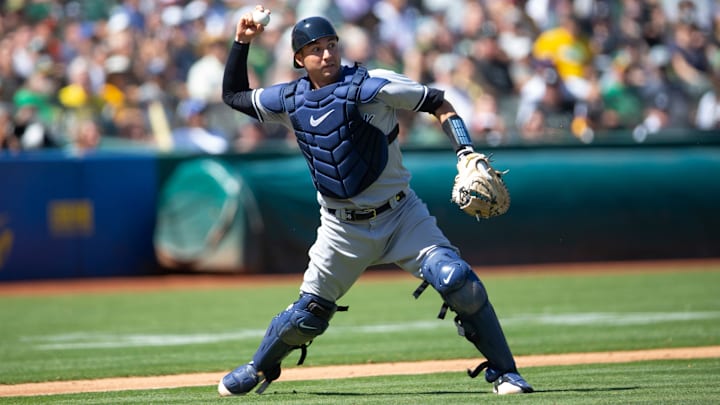 Receptor de Yankees Kyle Higashioka ganó el Premio Thurman Munson