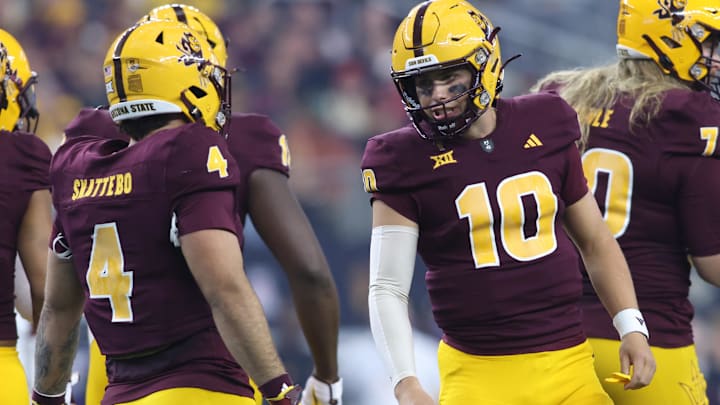 Arizona State QB Sam Leavitt Praises Cam Skattebo
