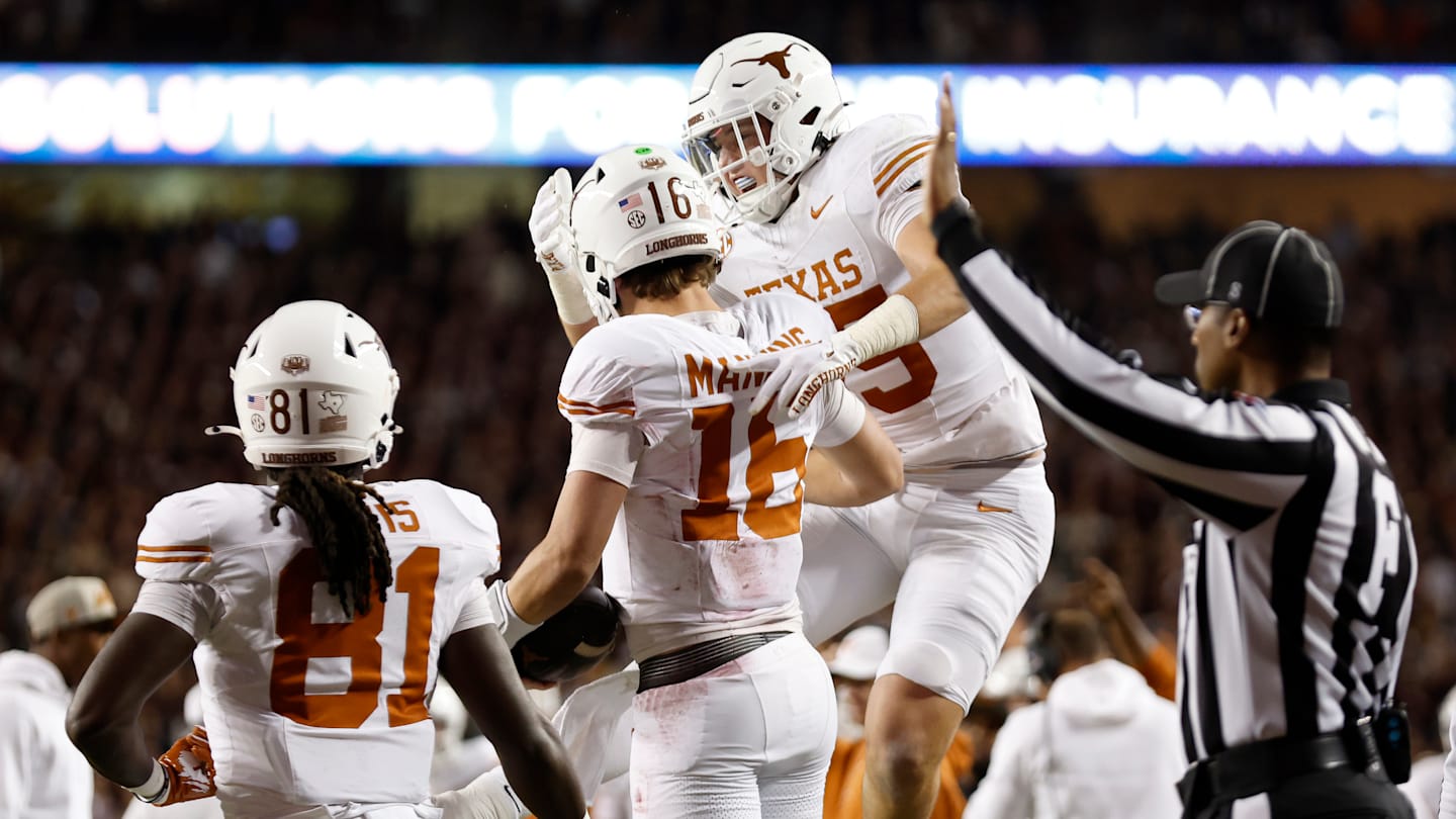 College football rankings, Projected AP Top 25, Week 15: Texas crushes A&M, OSU falls