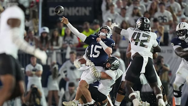 Penn State Falls to Oregon on Another Stinging Interception