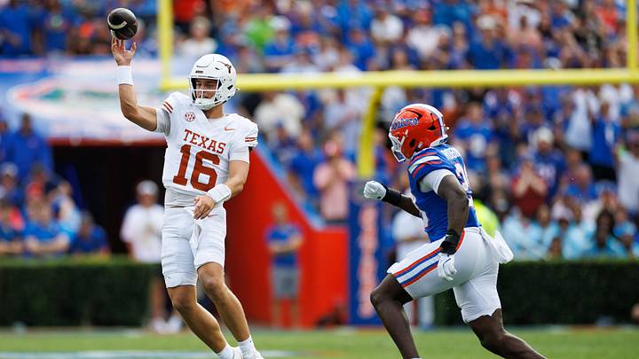 Texas Longhorns Fall Out of AP Poll After Loss vs. Florida Gators