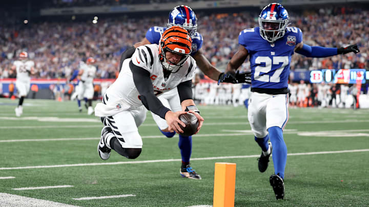 Joe Burrow stuns Giants defense with longest touchdown run of his ...